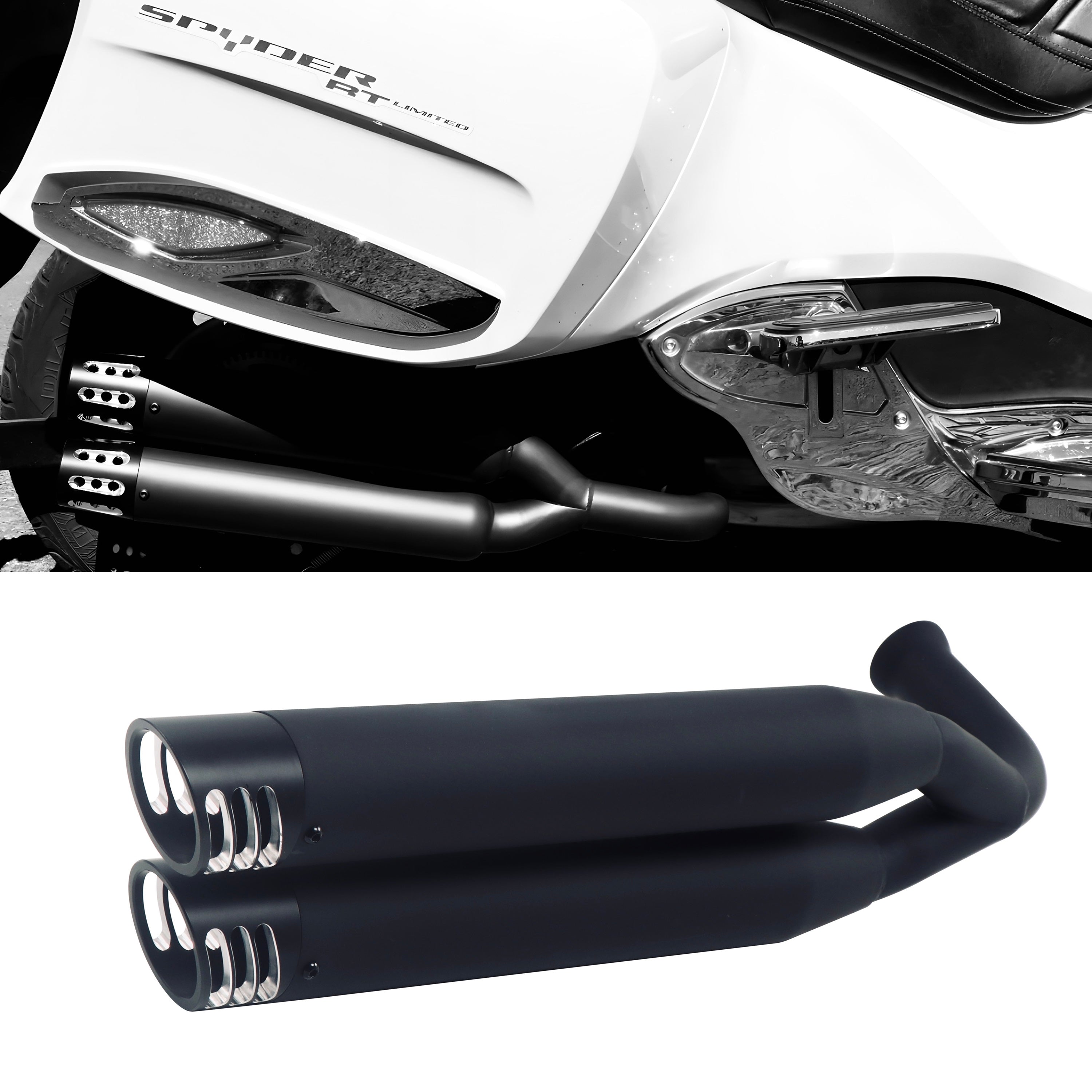 Deep Rumble Sound Exhaust Muffler for Can-Am 2014-2025 Spyder RT & F3