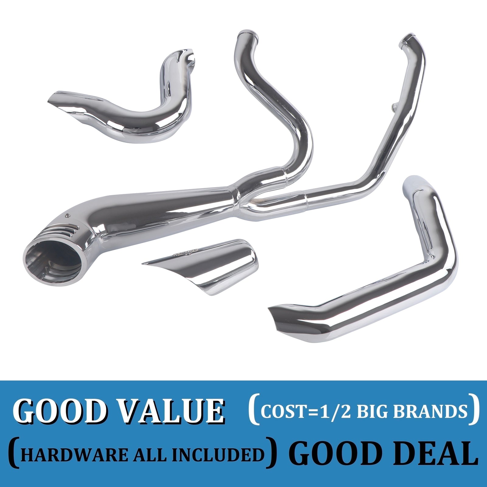 2 Into 1 Exhaust For Harley Touring 2017-up Models, Amazing Deep Rumbl