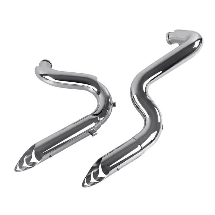 Performance Exhaust Drag Pipe 2 inot 2 for Harley 1984-2016 Forward-co