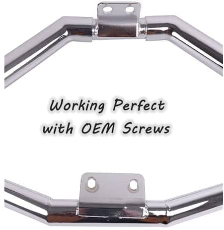 FAT 1.5 INCH Engine Guards, Meat-hook Killing Looks Crash Bars, Gloss